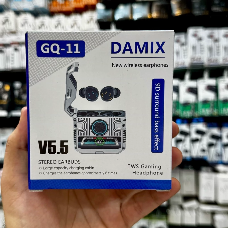 DAMIX " GQ-11" Gaming Earphone True Wireless Earbuds Low Latency Touch ...