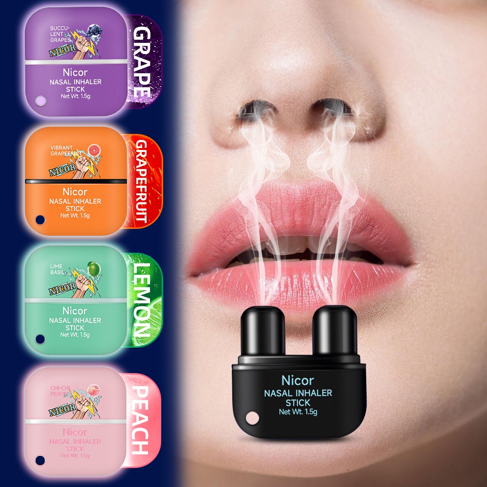 NICOR Liver Cleansing Nasal Herbal Box Double Hole Refreshing Stick ...