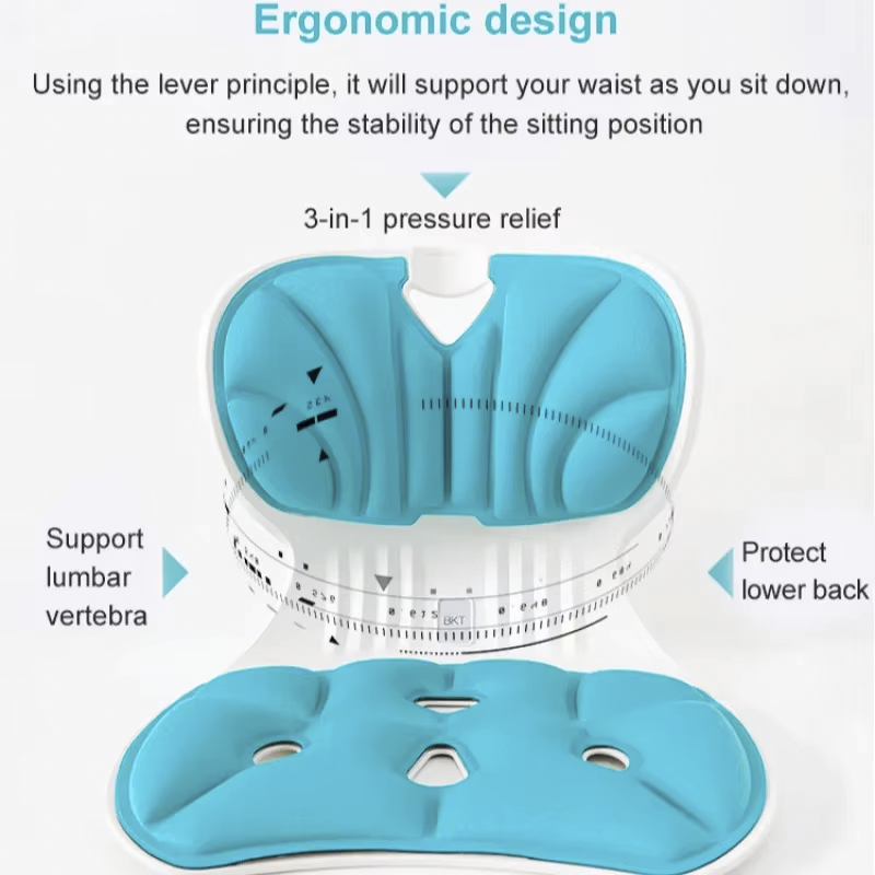 Collapsible Lumbar Support Posture Corrector Chair, Backrest Support ...