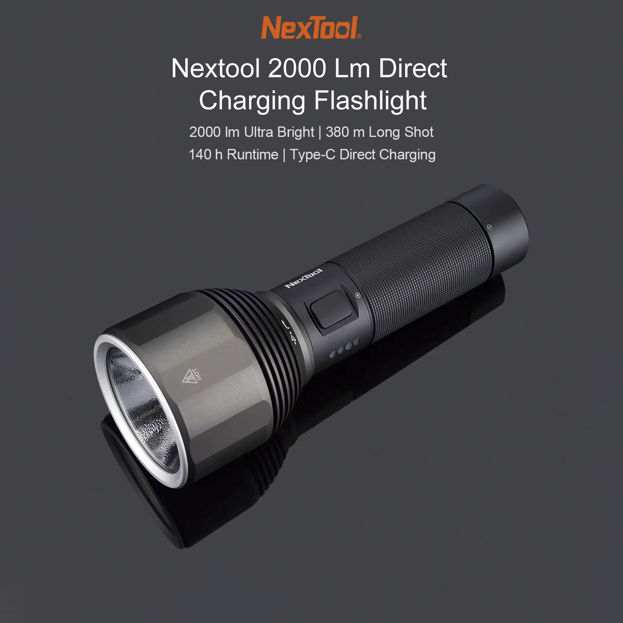 Xiaomi Roll over image to zoom in NEXTOOL Rechargeablea Led Flashlight ...