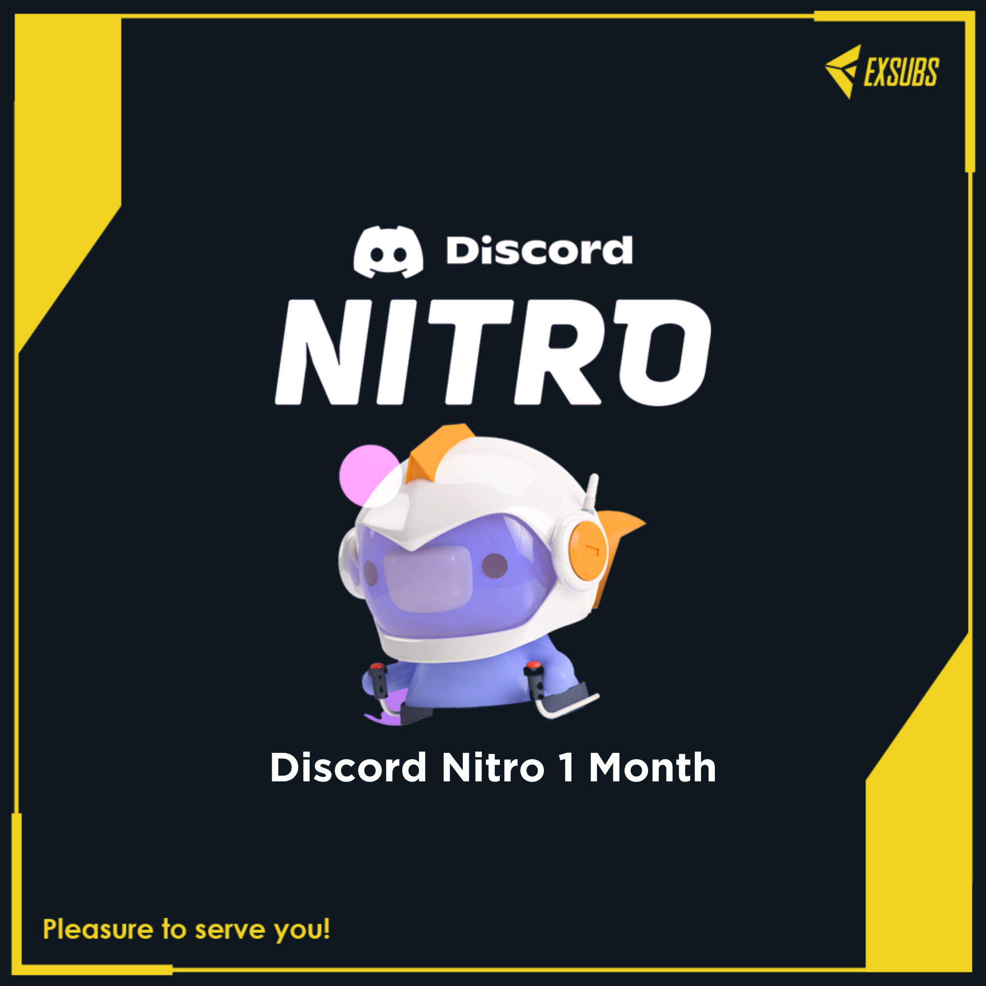 Discord Nitro Premium Subscription 1 Month | uab marketplace