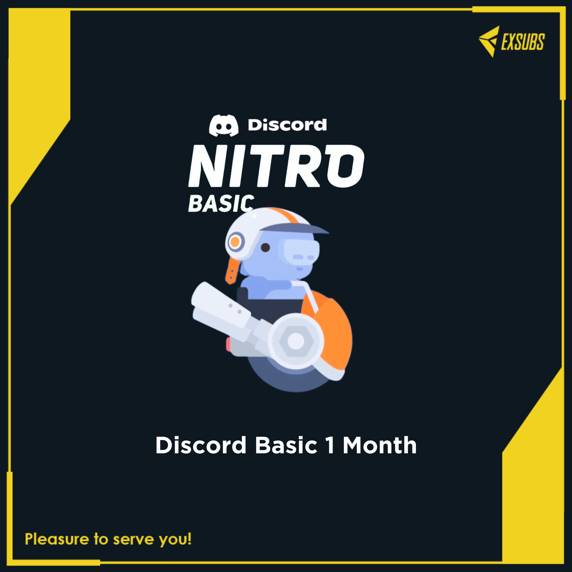 Discord Basic 1 Month Subscription | uab marketplace