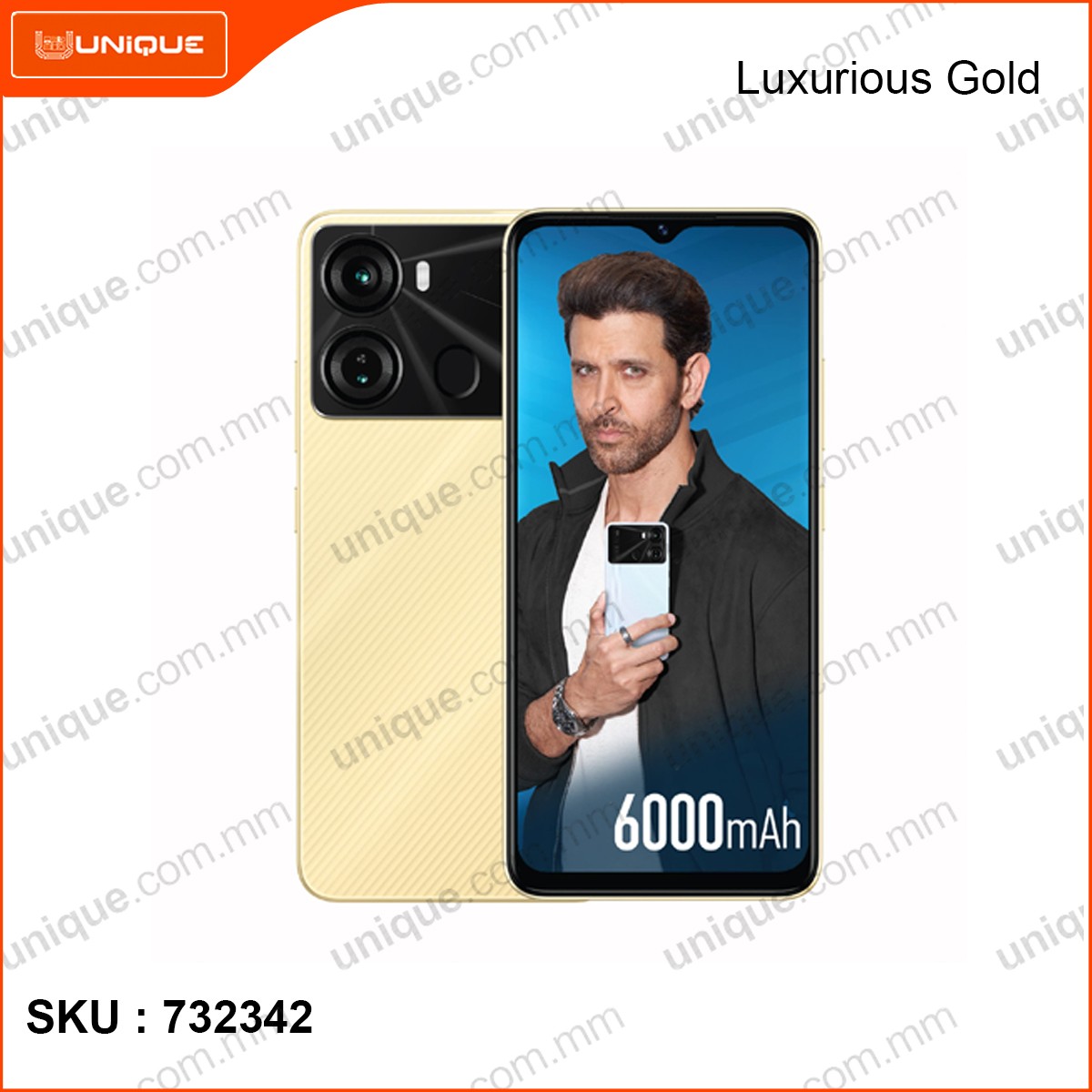 itel P40 P662L 4G 4GB, 64GB Luxurious Gold | uab marketplace