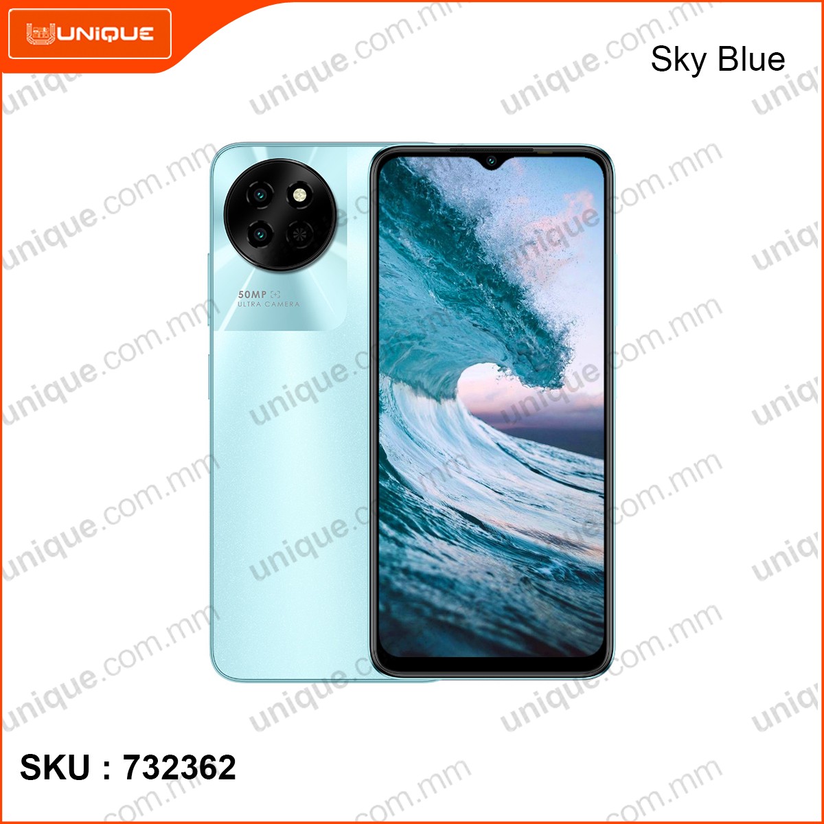 itel S23 S665L 4G 4GB, 128GB Sky Blue | uab marketplace