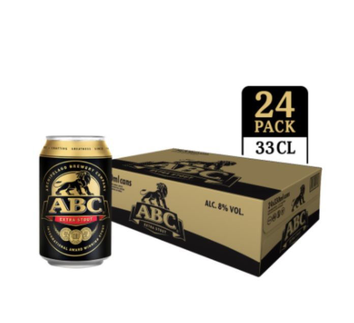 ABC Extra Stout Beer 330ml Can (1 Carton x 24 pcs) | uab marketplace