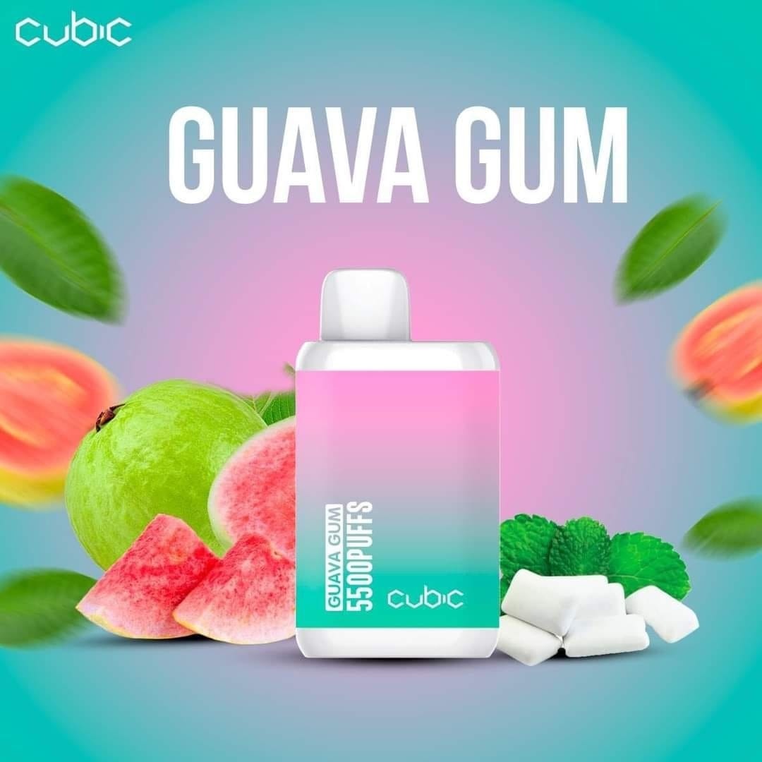 Cubic 5500 Puffs Disposable - Guava Gum | uab marketplace