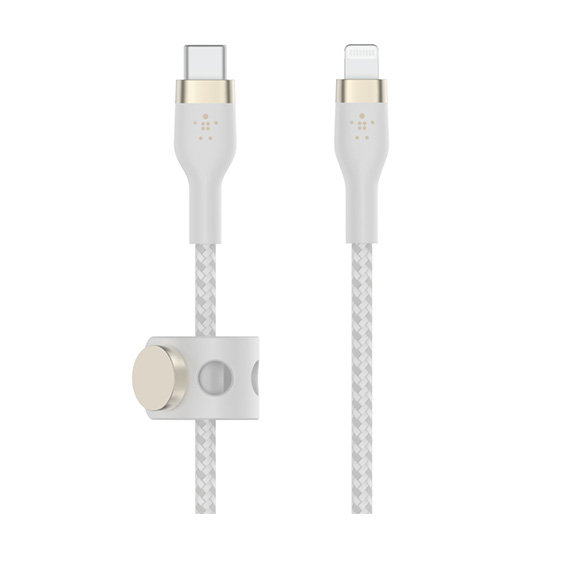 Belkin USB-C Cable with Lightning Connector (2m) White | uab marketplace