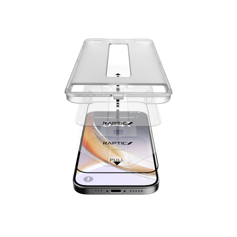 Raptic Air Glass Screen Protector for iPhone 17 Pro Max | uab marketplace